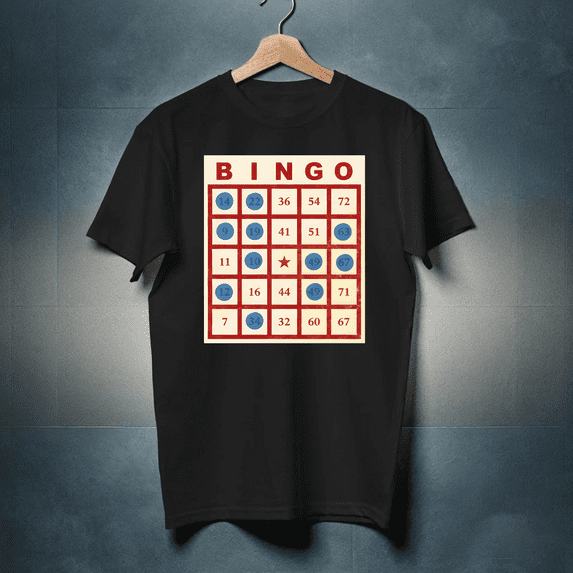 Bingo Card A Funny Lucky Number Gambling Play Hobby Game Graphic Hoodie ...