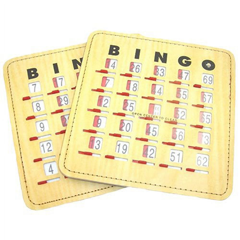 Bingo Cards 6-ply Quick Clear Shutter Cards Tan 100 Pack - Walmart.com