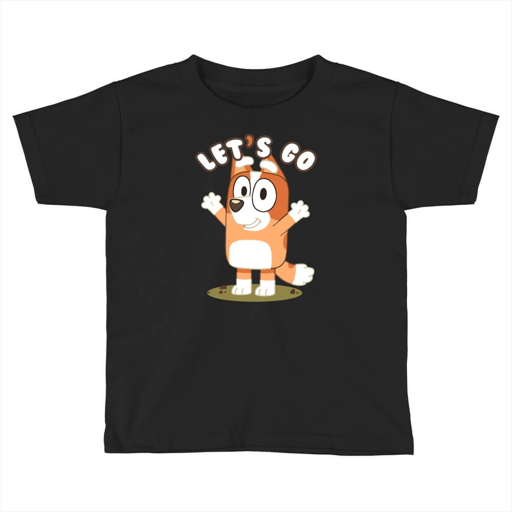 Bingo Let'S Go Toddler T Shirt Bingo T-Shirt, Cool Bluey T-Shirt, Bluey ...