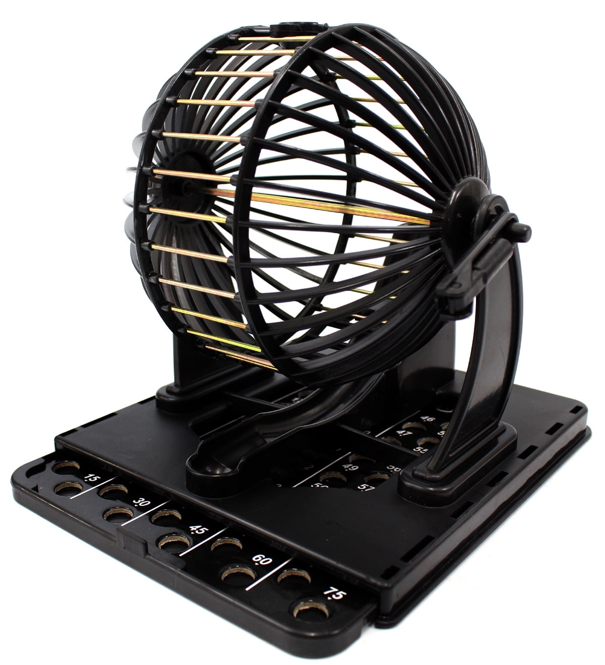 Bingo Machine Cage Game Set | With Bingo Balls | Classic Metal Cage ...