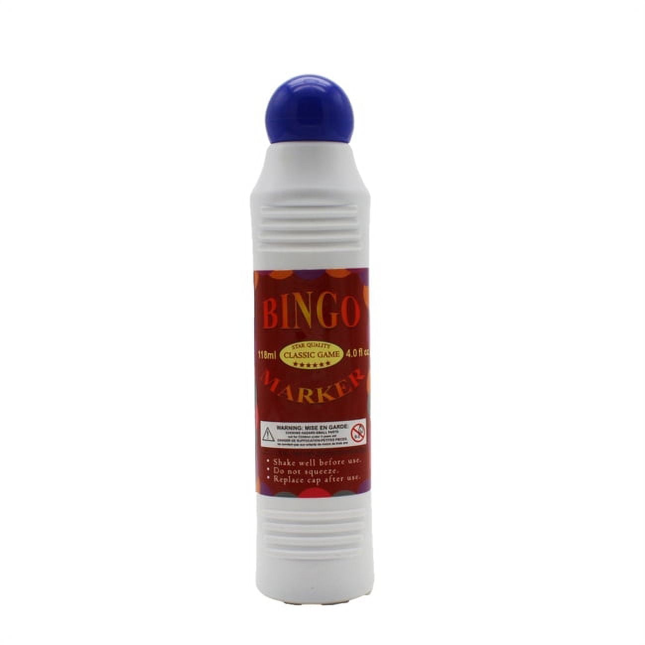 Bingo Marker/Dauber, 4.0 FL Oz. Bottle, Blue - Walmart.com