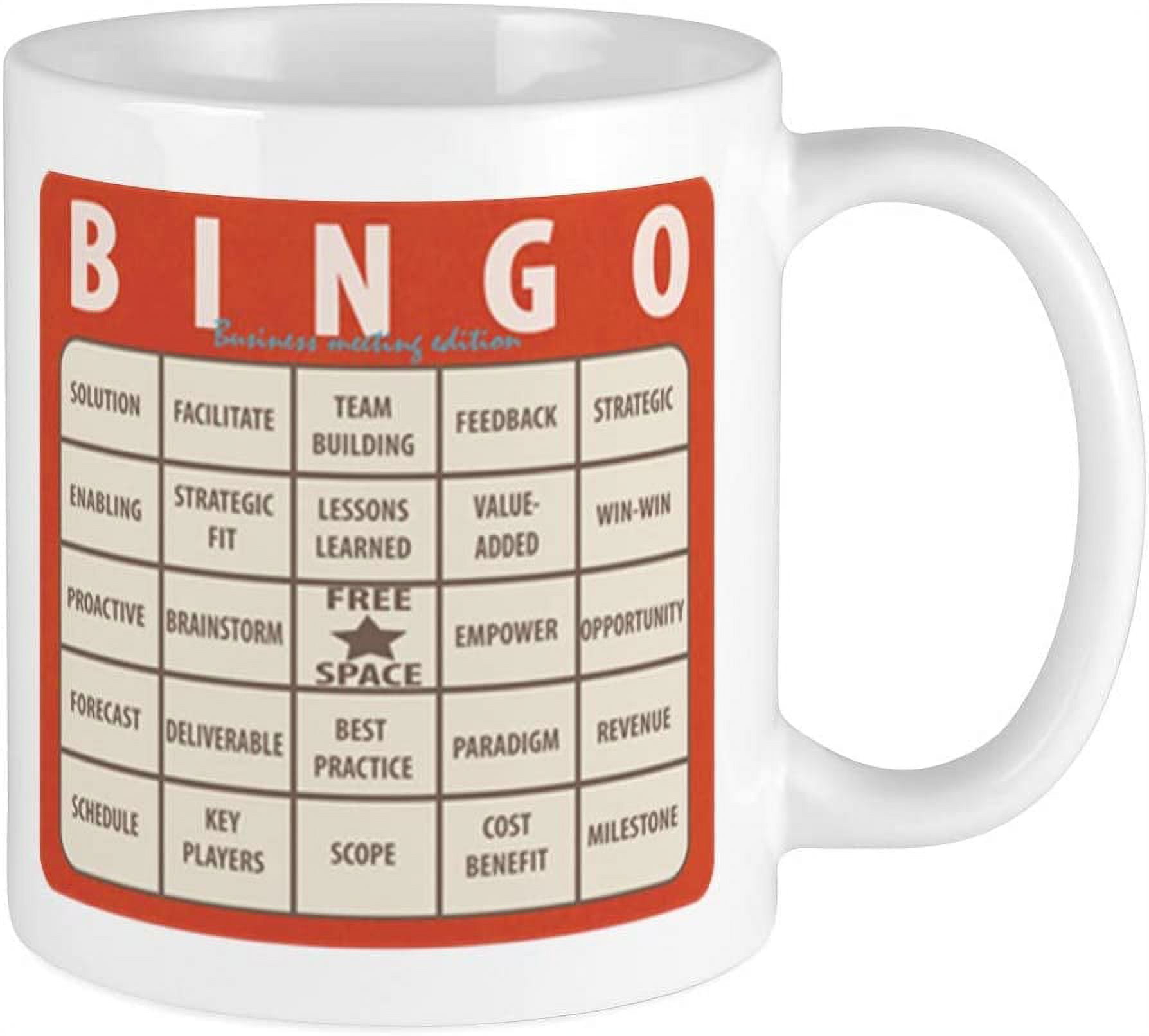 Bingo Mugs Ceramic Coffee Mug, Tea Cup 11 oz - Walmart.com