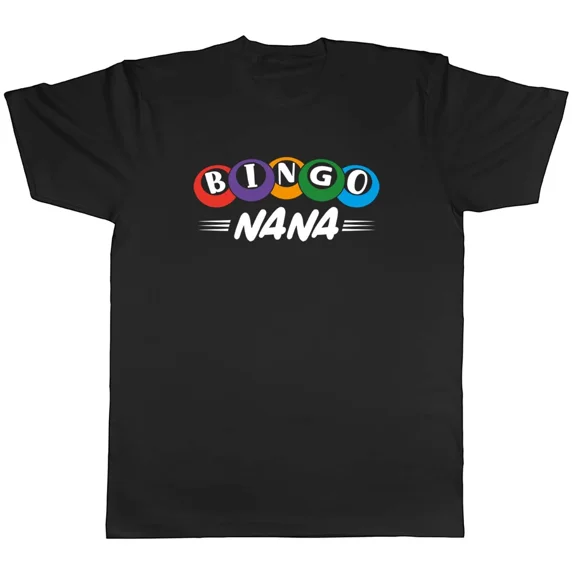 Bingo Nana Number Card Jackpot Funny Grandmother Appreciation Design ...
