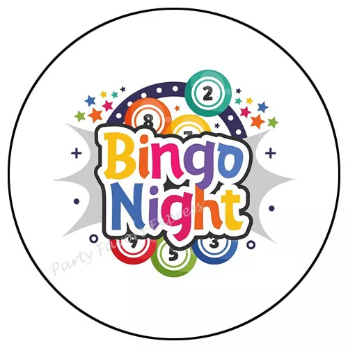Bingo Night Sticker Party Favors Sticker Envelope Seals Labels Stickers ...