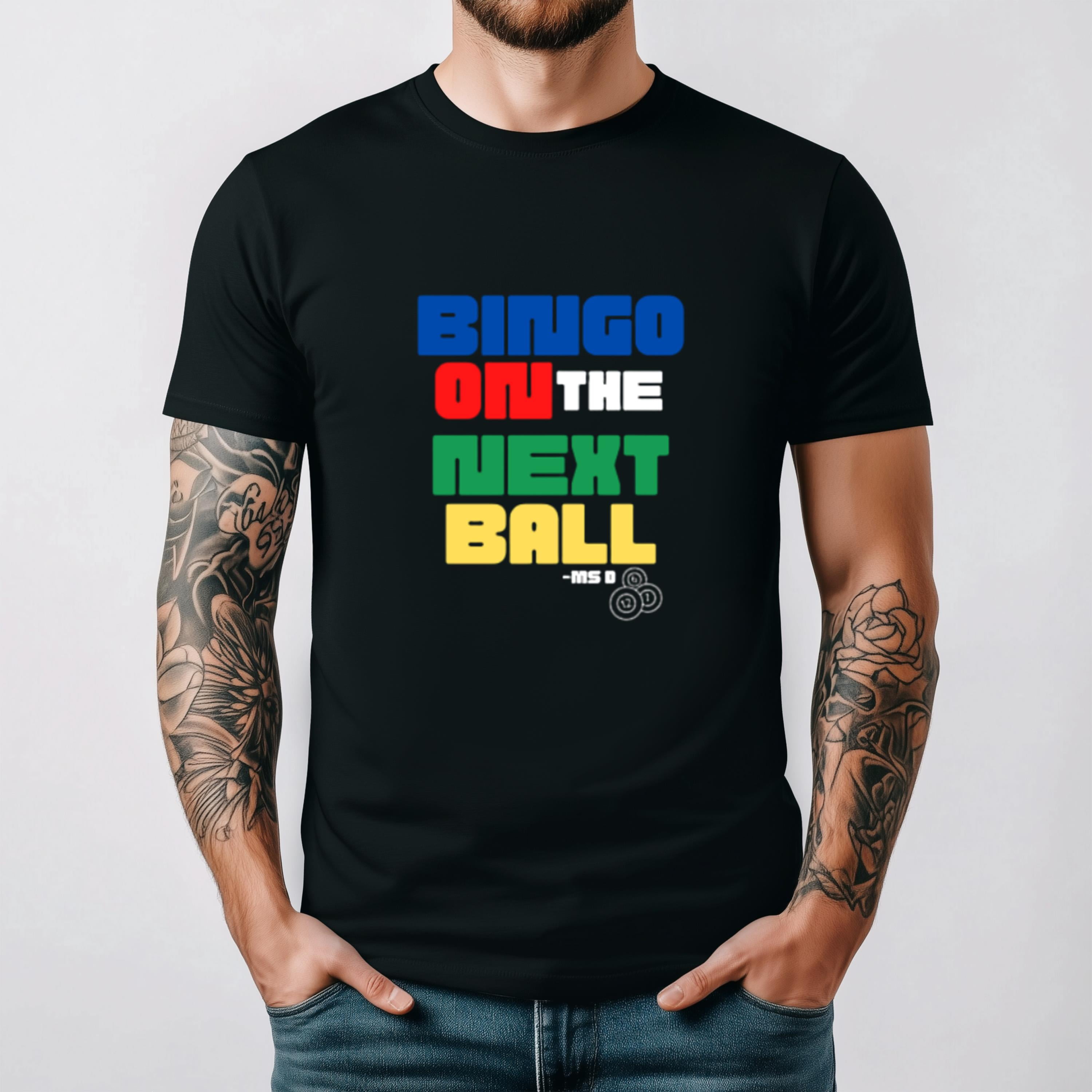 Bingo On The Next Ball Funny Lucky Number Gambling Game Unisex T-Shirt ...