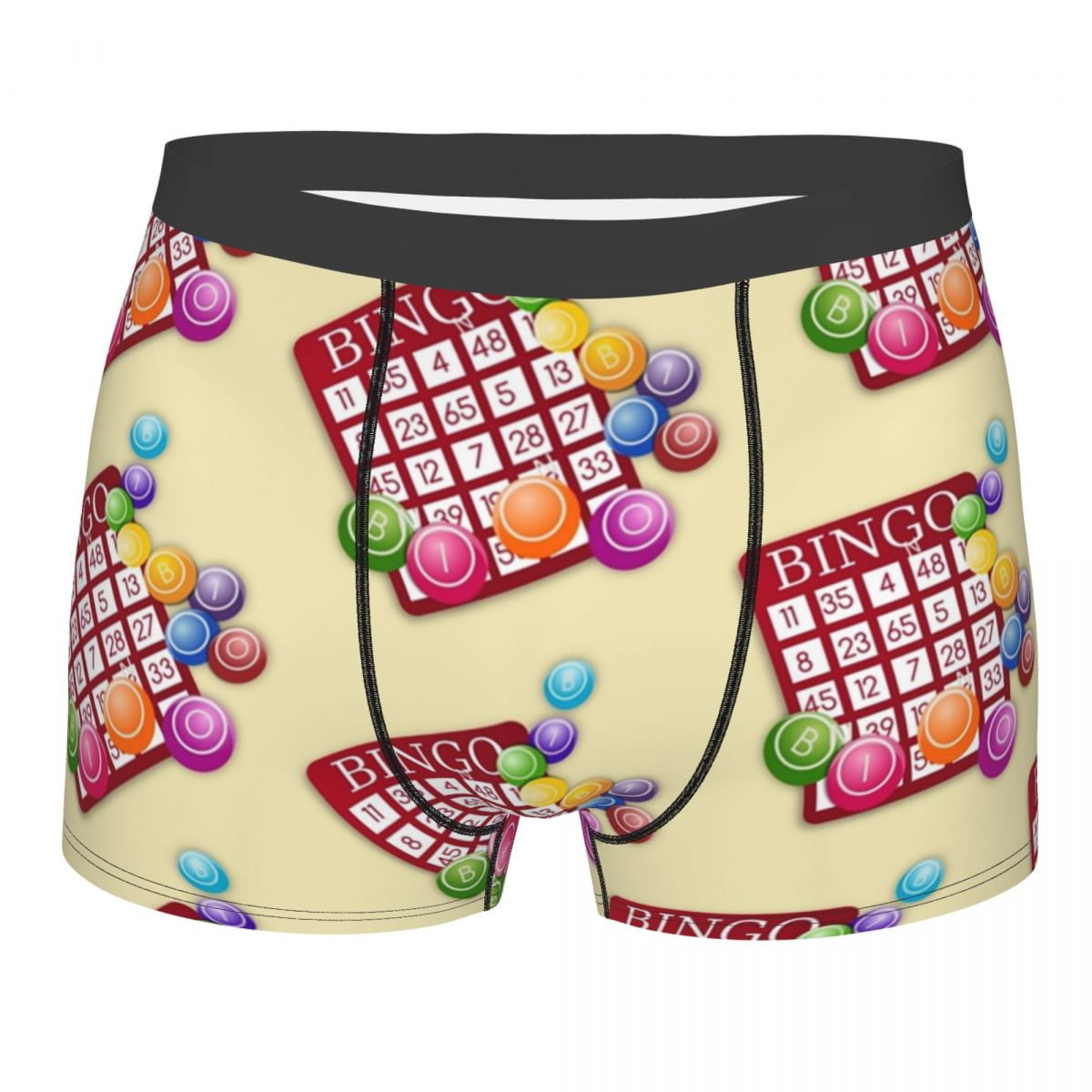 Bingo Paper Game Boxer Shorts Men 3D Printed Male Stretch Underwear ...