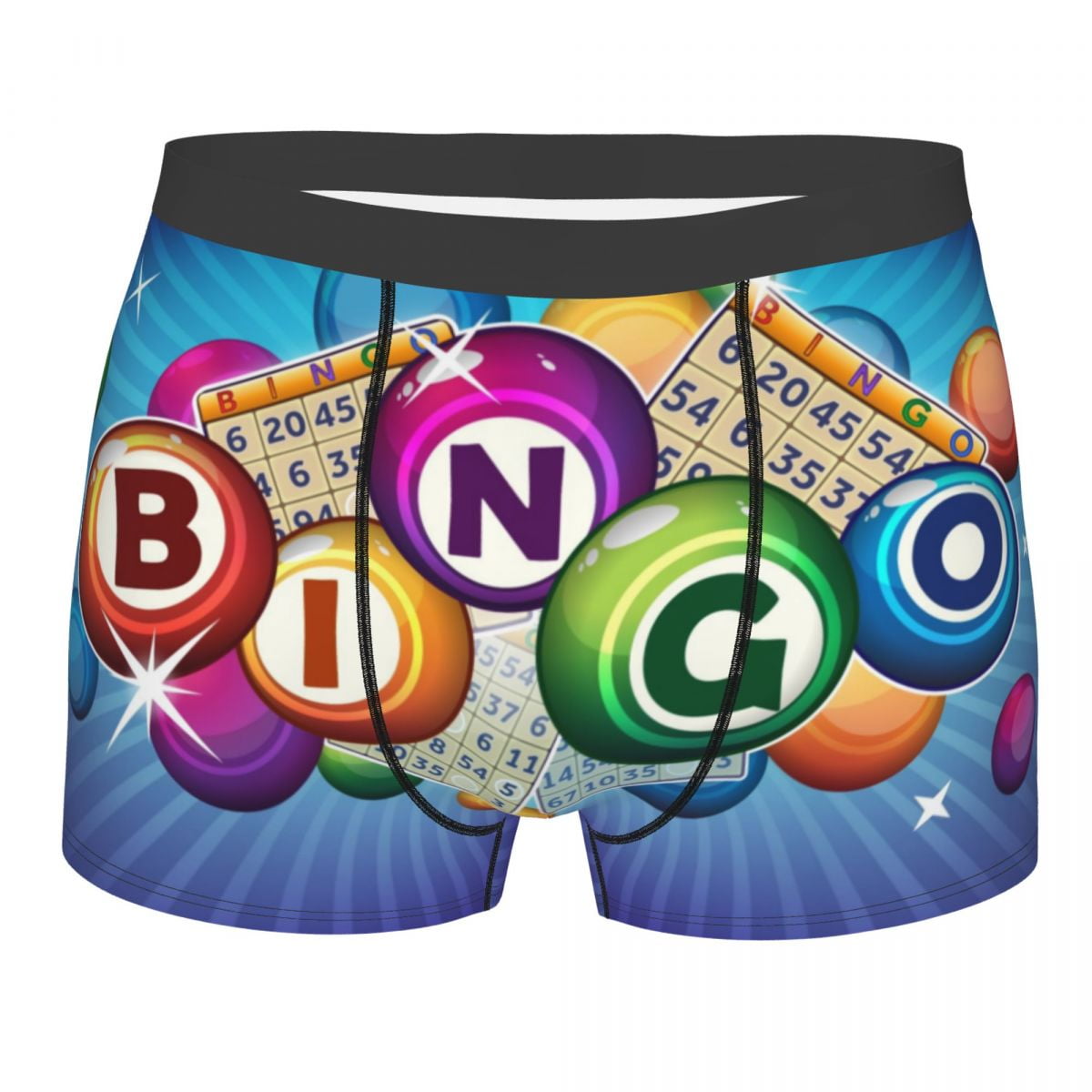 Bingo Paper Game Boxer Shorts Men 3D Printed Male Stretch Underwear ...
