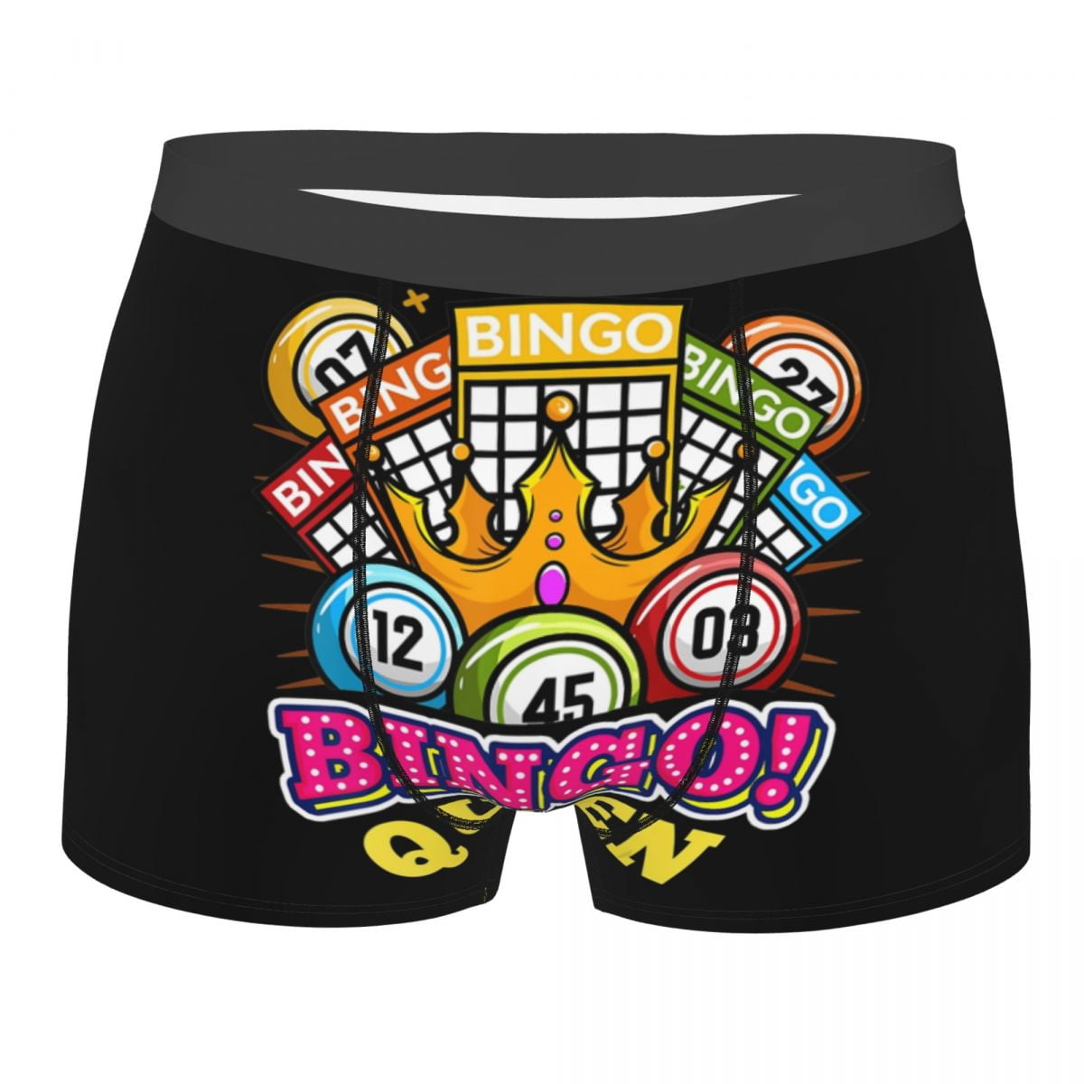 Bingo Paper Game Boxer Shorts Men 3D Printed Male Stretch Underwear ...