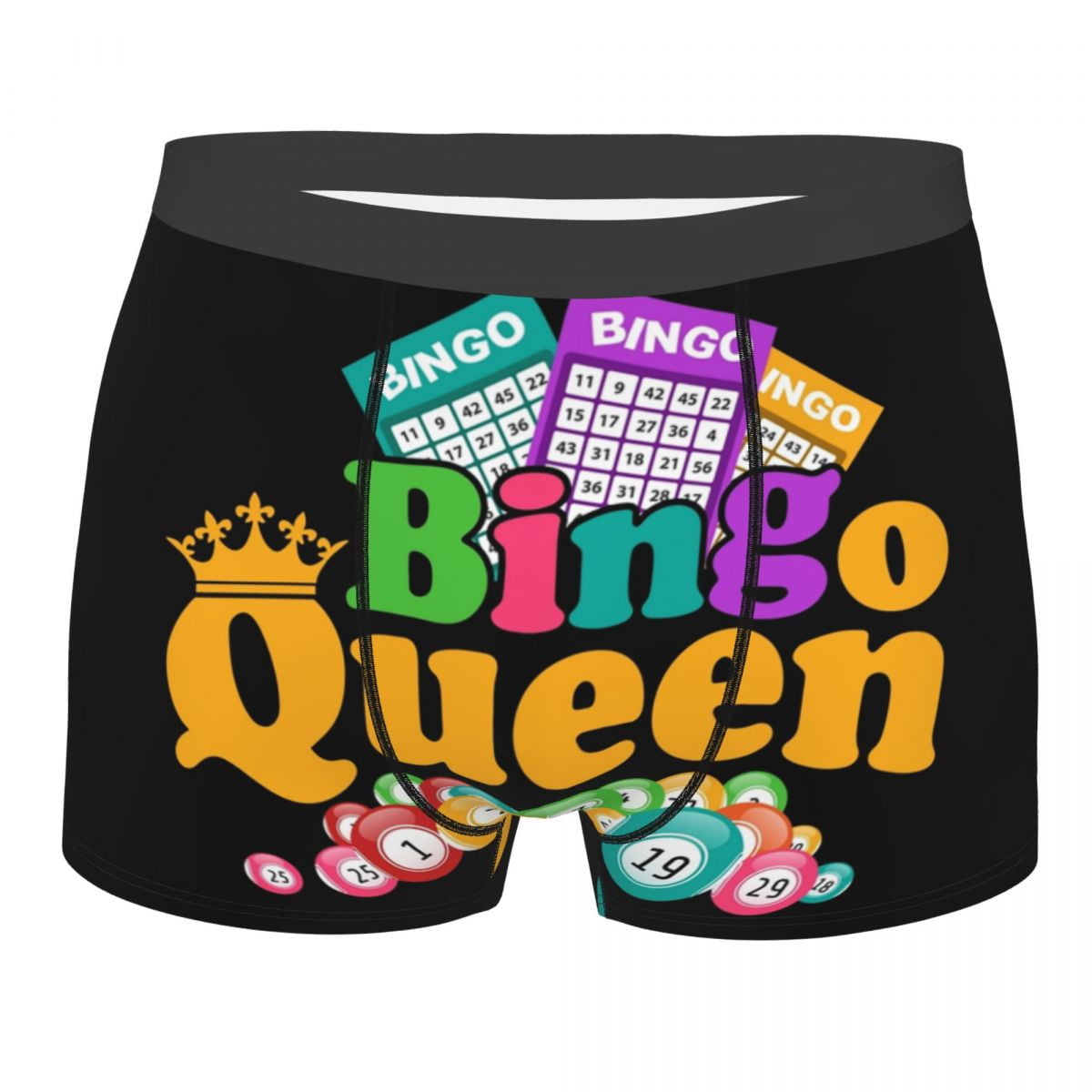 Bingo Paper Game Boxer Shorts Men 3D Printed Male Stretch Underwear ...