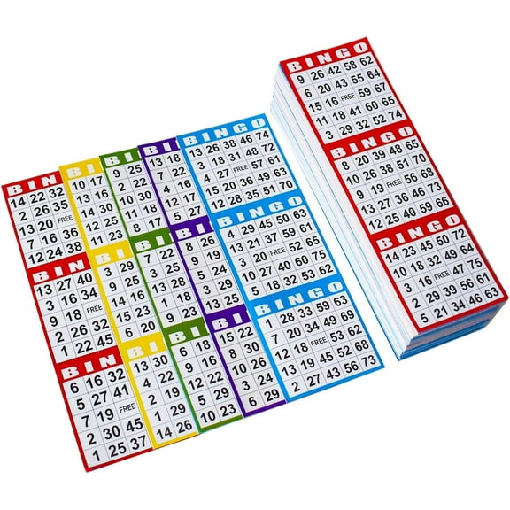 Low Vision Bingo Cards Set of 10 - Walmart.com
