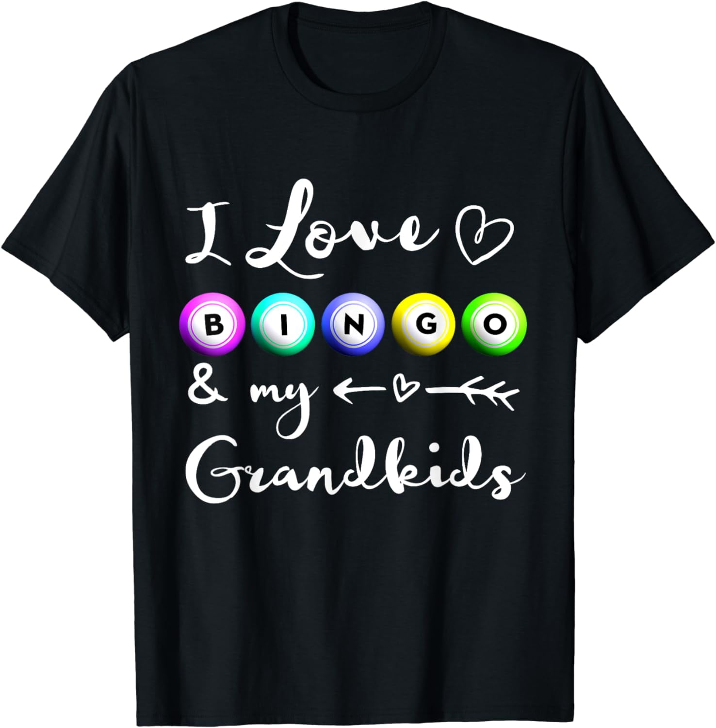 Bingo Shirt, I love Bingo, Gift for Grandma, Mommom Nana T-Shirt ...