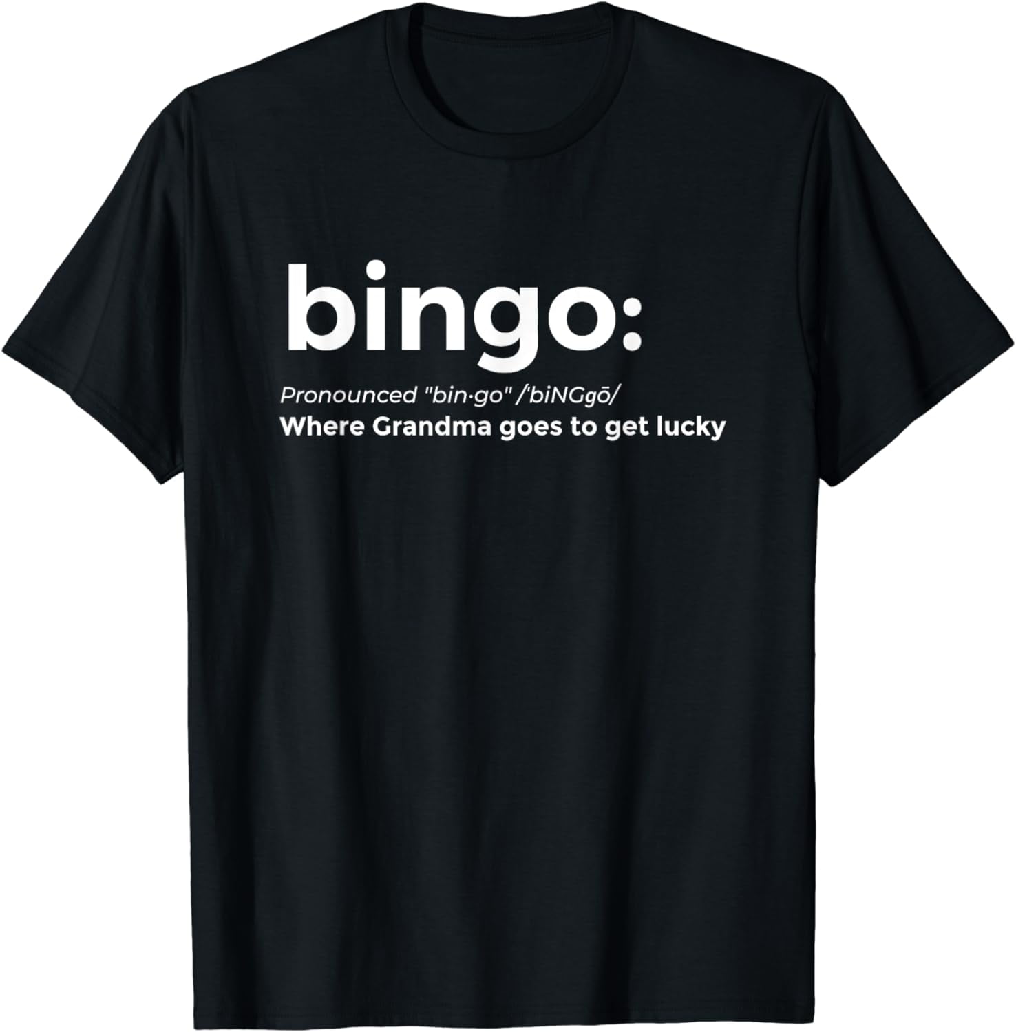 Bingo Shirts for Grandma | Funny Womens Bingo T-Shirt - Walmart.com