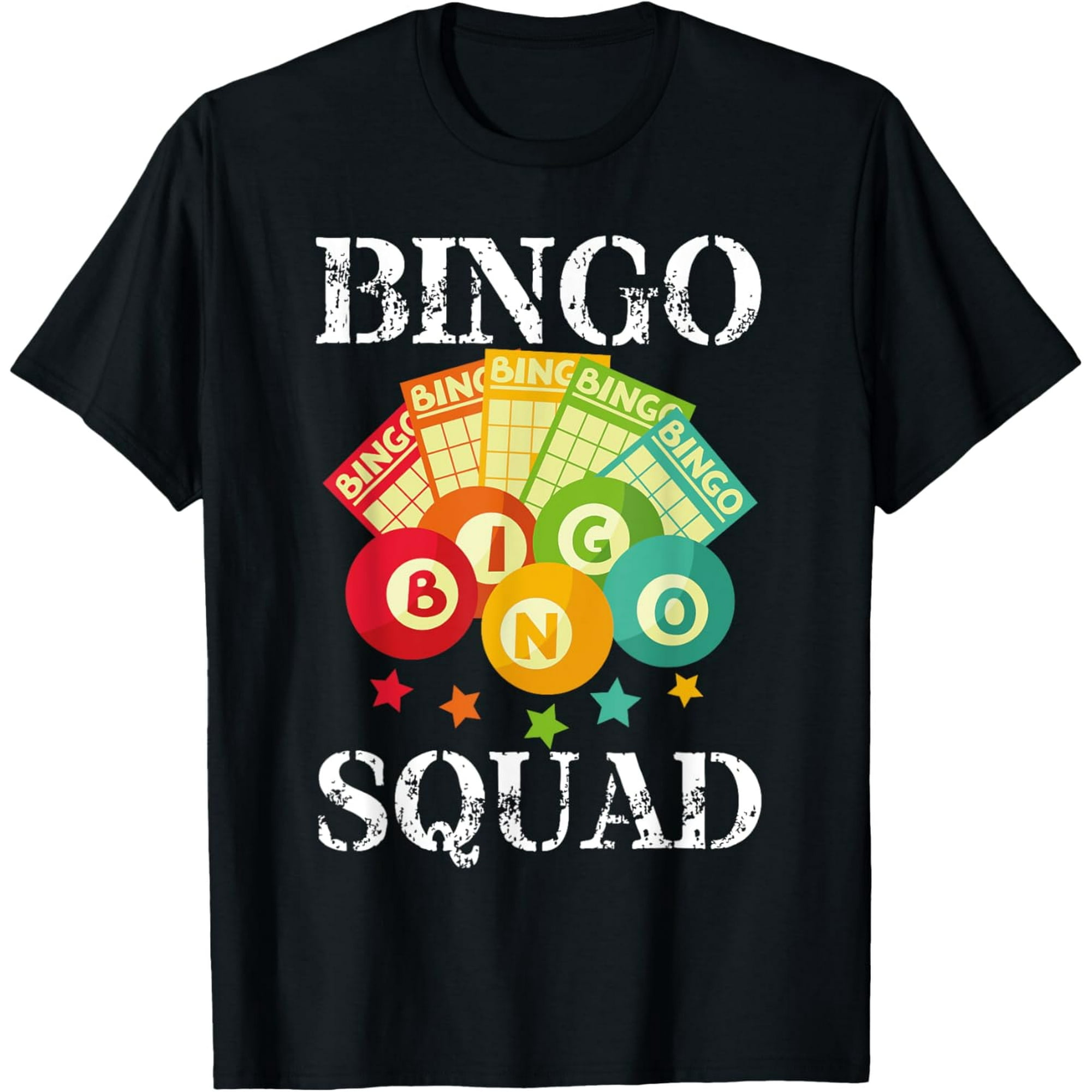 Bingo Squad Designs For Men Women Bingo Lovers Players T-Shirt ...