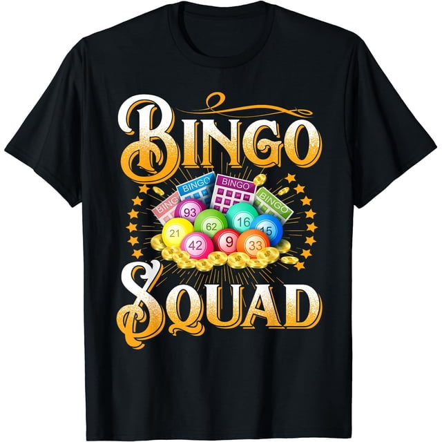 Bingo Squad Funny Gift For Bingo Player Grandma T-Shirt - Walmart.com