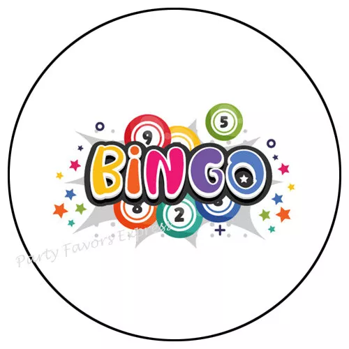 Bingo Sticker Party Favors Sticker Envelope Seals Labels Stickers Phone ...