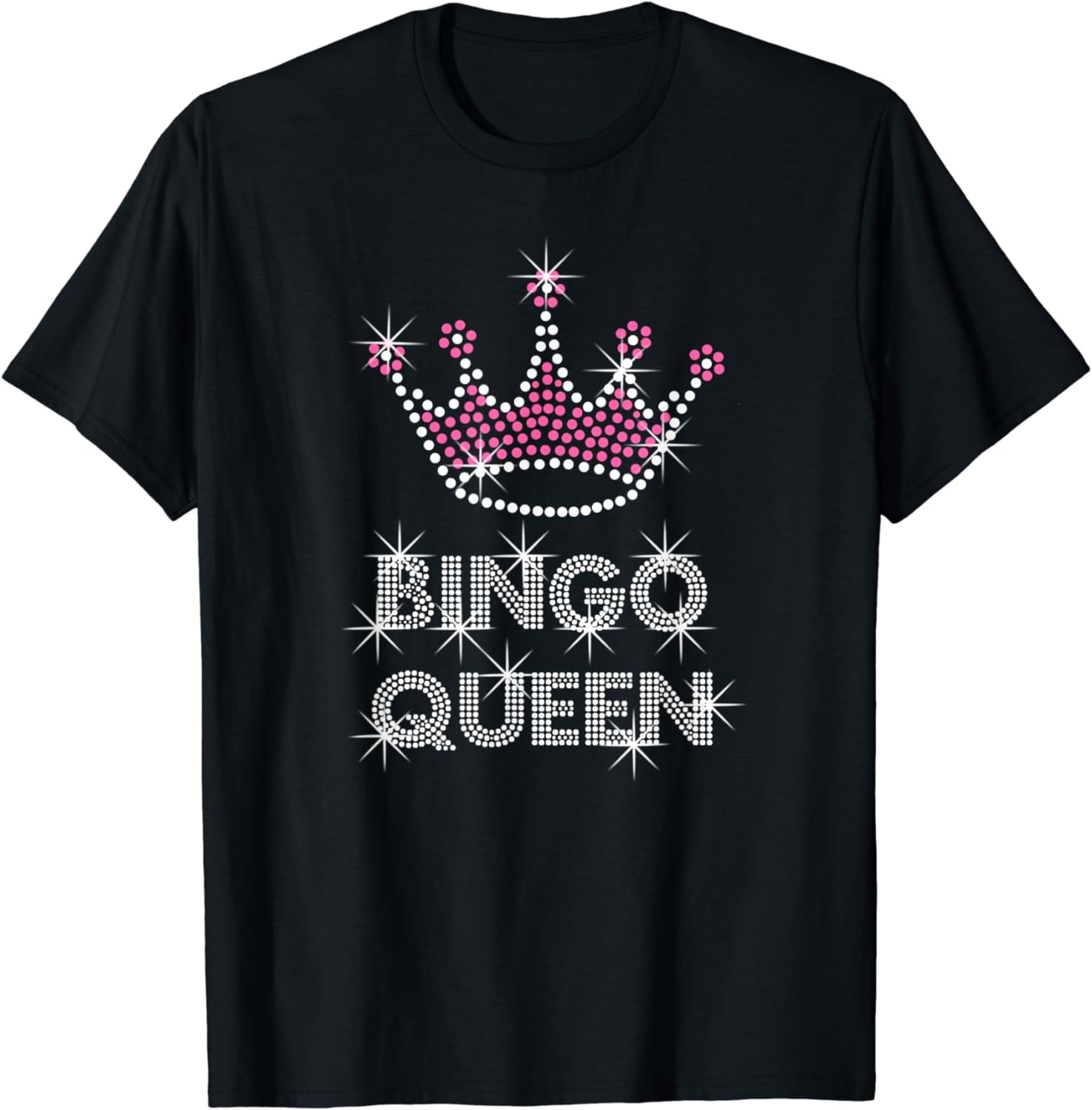 Bingo T-shirts bingo queen shirt top - Walmart.com
