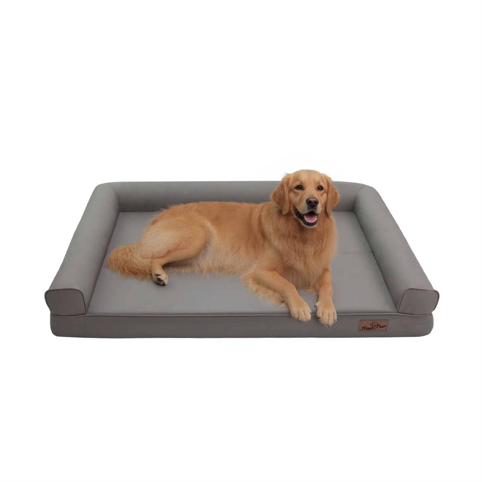 BingoPaw Dog Sofa Bed with Microfiber Leather Cover Couch Bed for Small ...