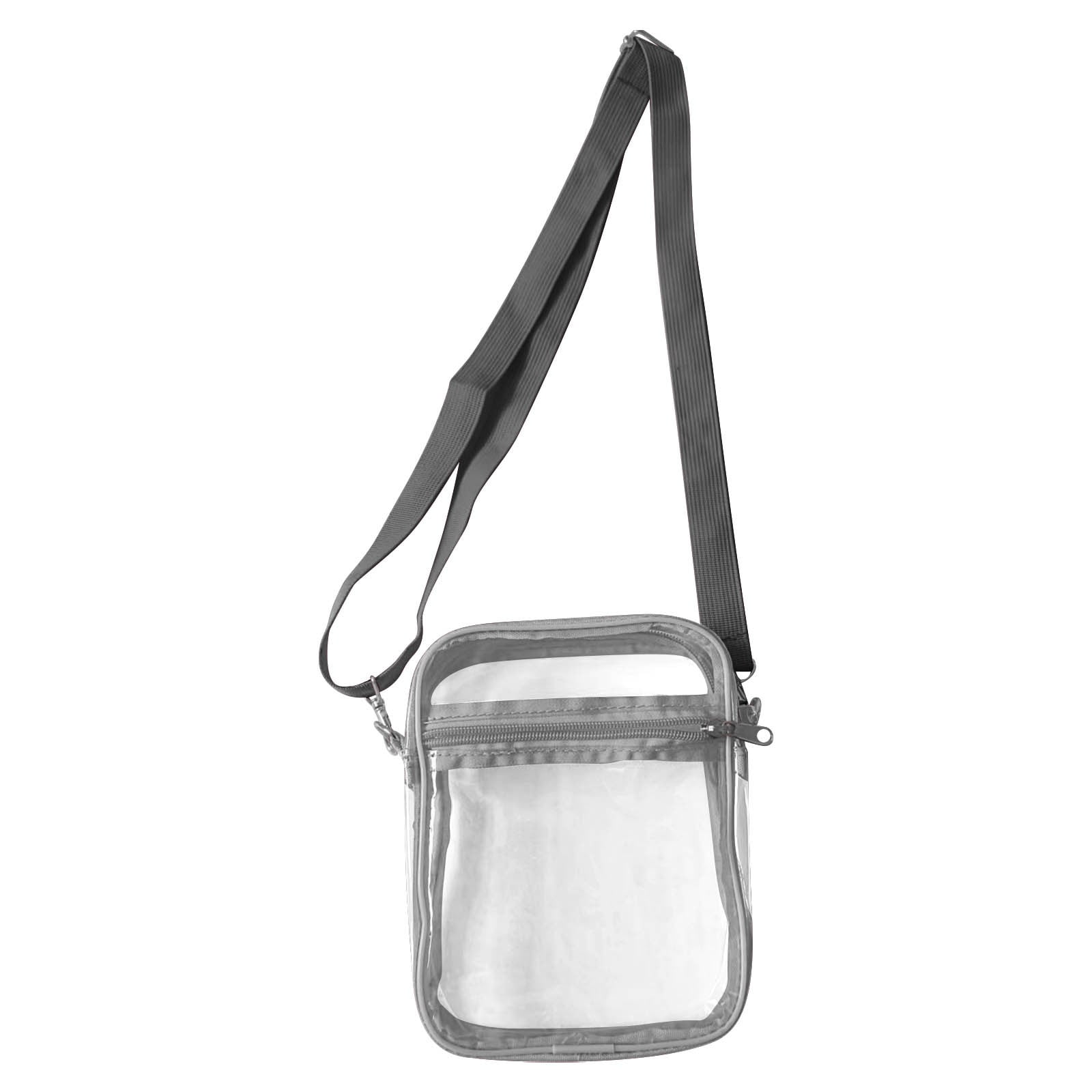 Binhe Clear Crossbody Purse Bag Clear Bag Stadium Approved Inner Pocket ...