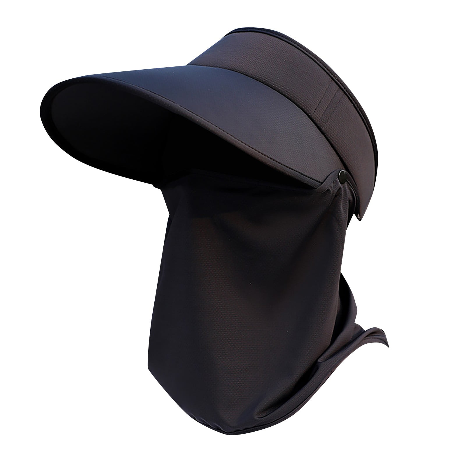 Binhe Ice Silk Large Brim Baseball Cap Women's Empty Top Summer Long ...