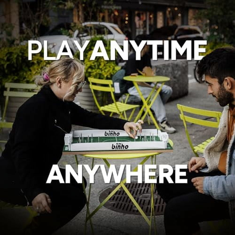 Binho Board Classic Board Game Green Turf - 2-Player Fast-Paced Finger ...