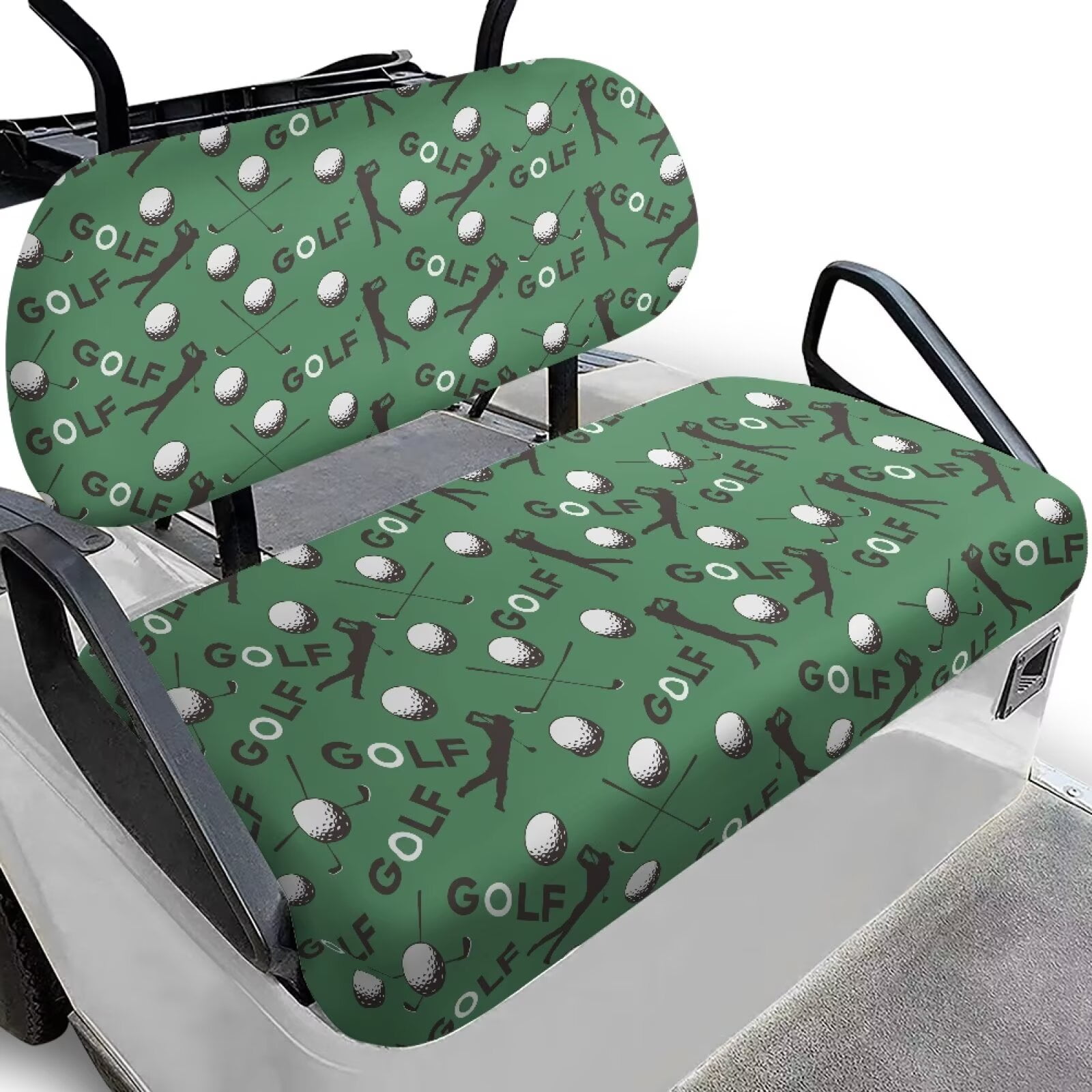 Binienty 2 Piece Golf Cart Seat Covers Elastic Golf Cart Seat Towel ...