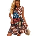 Binienty A Line Tank Dress for Vacation Daily Wear, Polyester Flowy ...