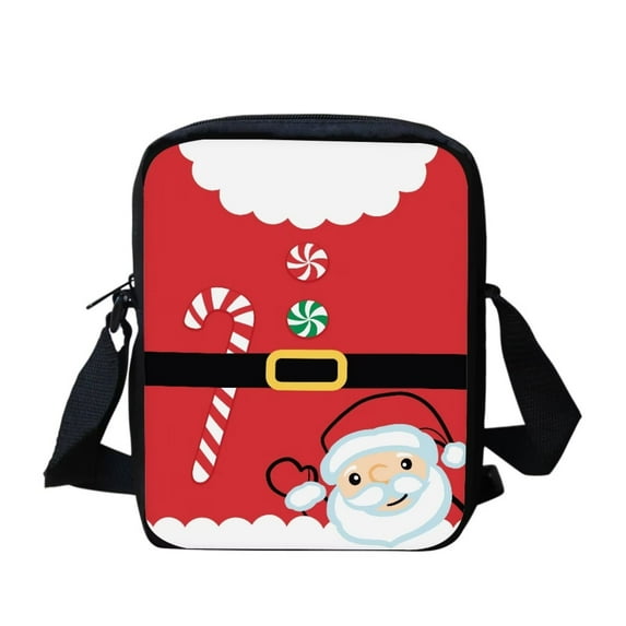 Binienty Christmas Santa Claus Suit Sling Bag For Women Crossbody Purse ...