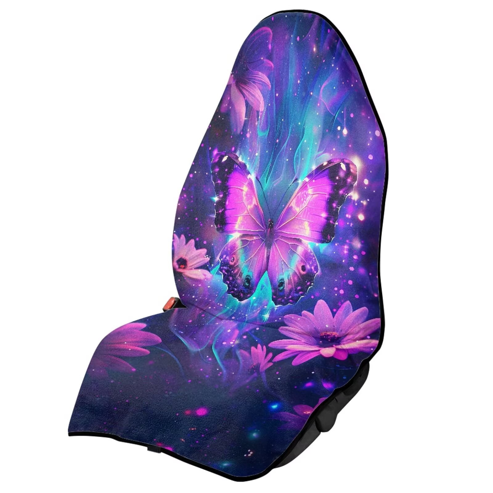 Binienty Floral Butterfly Car Seat Towel Cover After Gym Beach Running ...