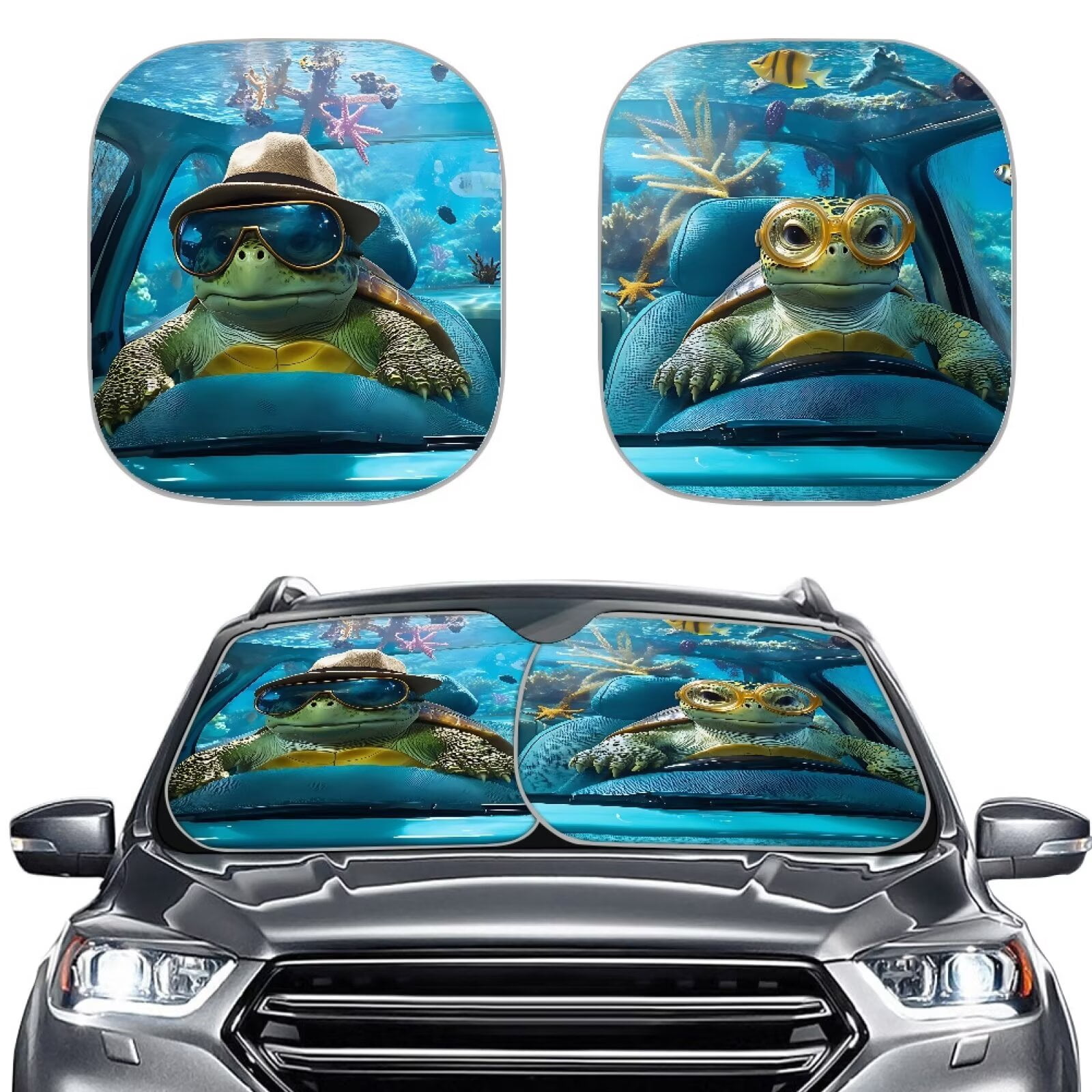 Funny Car Sun Shade