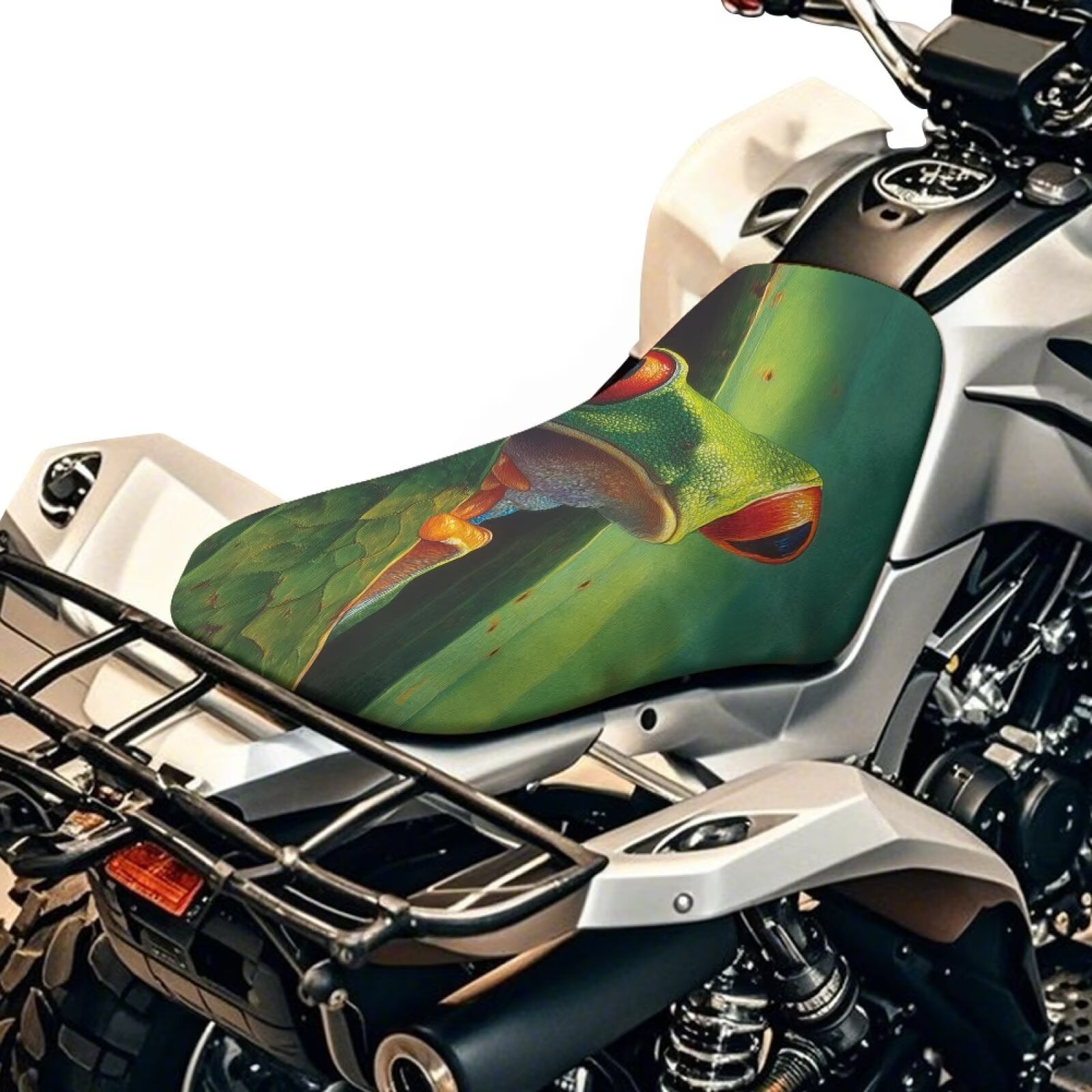Binienty Green Frog ATV Seat Cover Waterproof Universal ATV Seat Cover ...