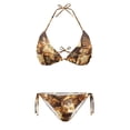 Binienty Highlighting Figure Ladies' Backless Bikini Set for Pool Beach ...