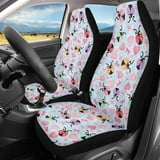 Binienty Ladybug Auto Seat Covers Front Seats Only Soft Cozy Cloth Seat ...