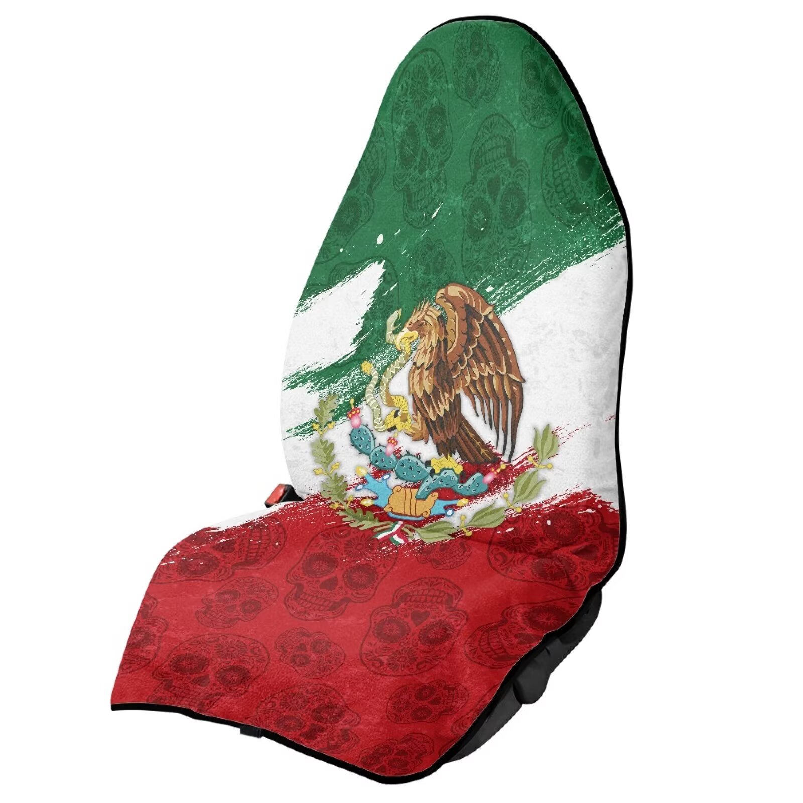 Binienty Mexican Flag Car Seat Sweat Towel Cover Front Seats Washable ...