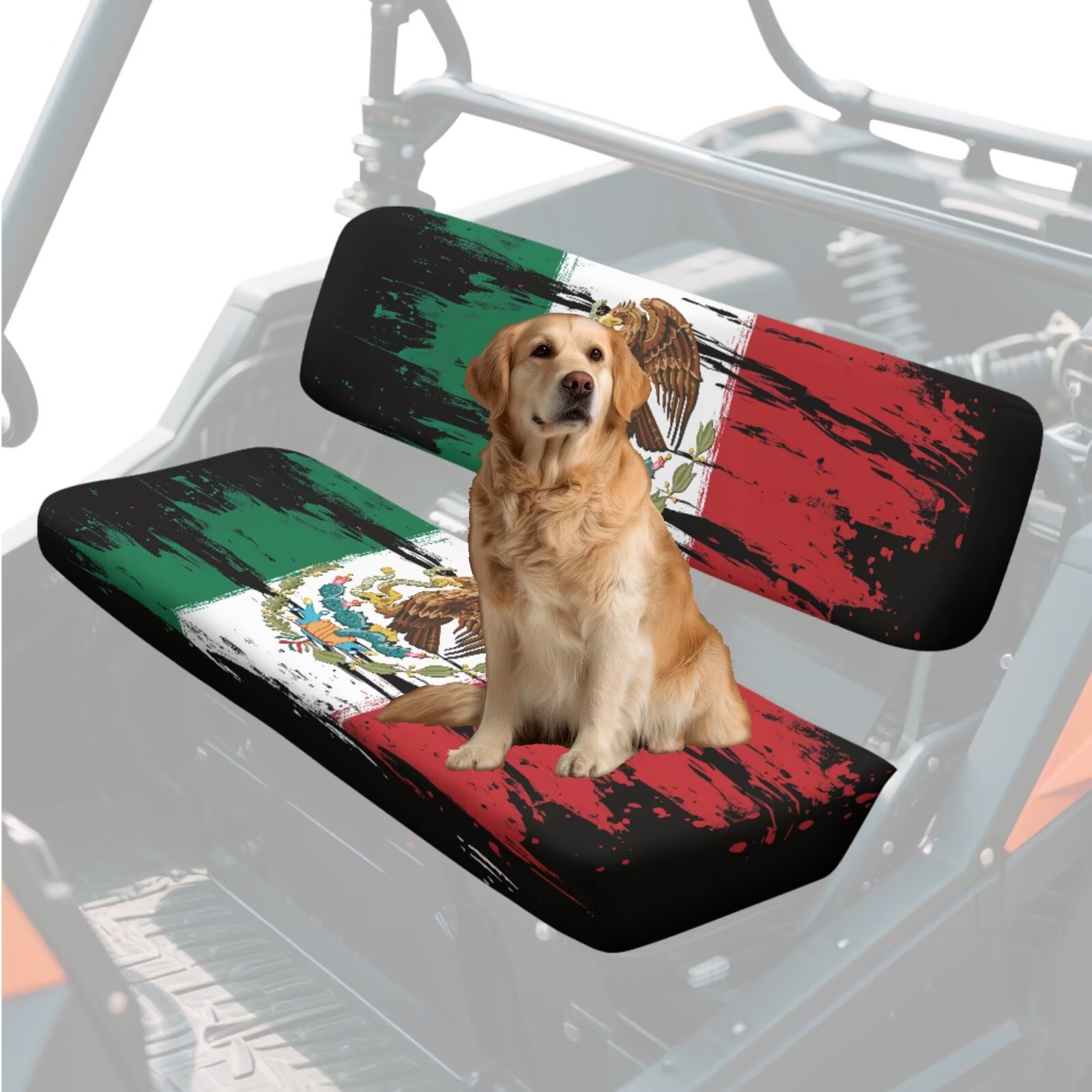 Binienty Mexican Flag UTV Accessories Seat Covers Compatible With ...