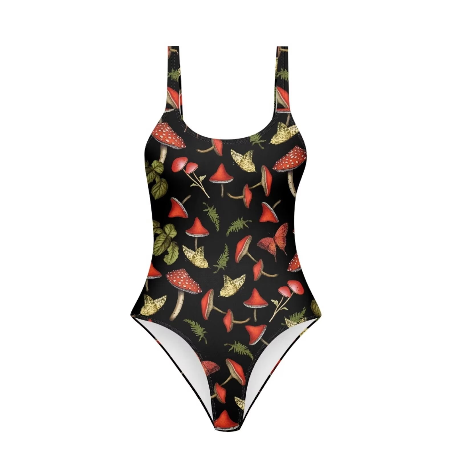 Binienty One Piece Swimsuits For Curvy Women Aesthetic Mushroom