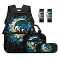 Binienty Panda Moon Backpack Set For Boys Primary School Comfortable ...