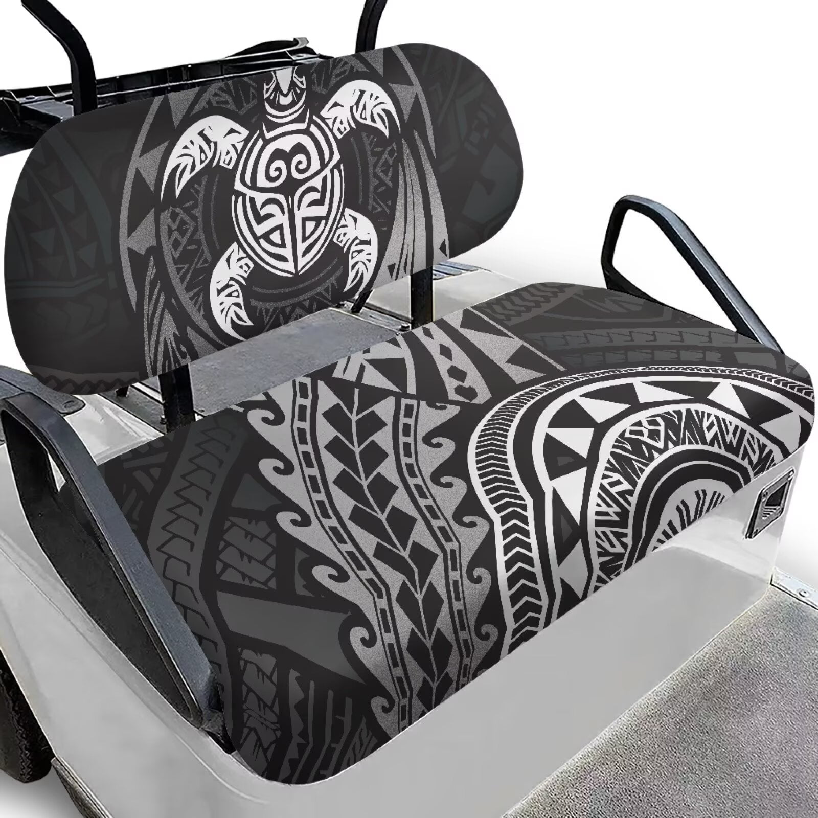 Binienty Polynesia Sea Turtle Golf Seat Covers for Cart Easy to Install ...