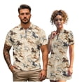 Binienty Running Horses Golf Outfit Set for Couple Fashionable Summer ...