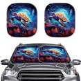 Binienty Sea Turtle Auto Sun Shades Front Windshield Foldable Sun ...