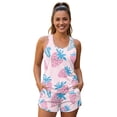 Binienty Strawberry Pattern Design Two Piece Tank Top Shorts Suit for ...