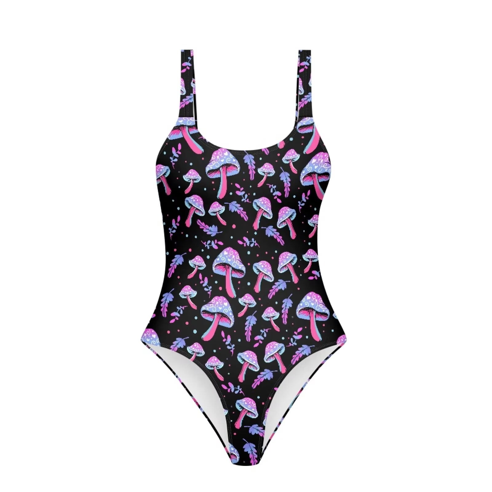 Binienty Swimwear For Women Tankini Sets Trippy Aesthetic Mushroom