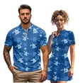 Binienty Tribal Turtle His and Hers Matching Outfits Stylish 1/4 Zipper ...