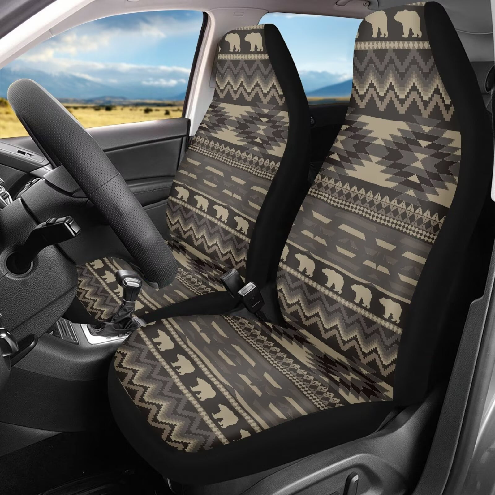 Binienty Western Native American Automotive Seat Covers & Accessories 2 ...