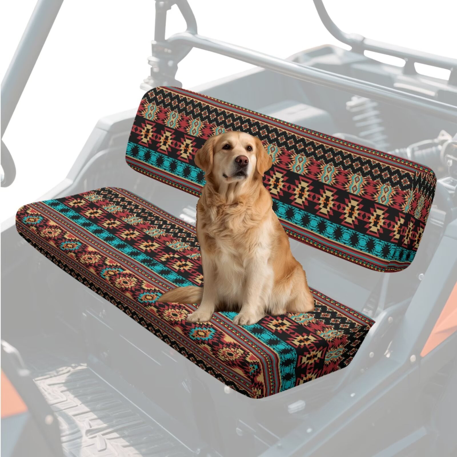 Binienty Western Navajo Aztec UTV Bench Seat Covers Universal Fit for ...