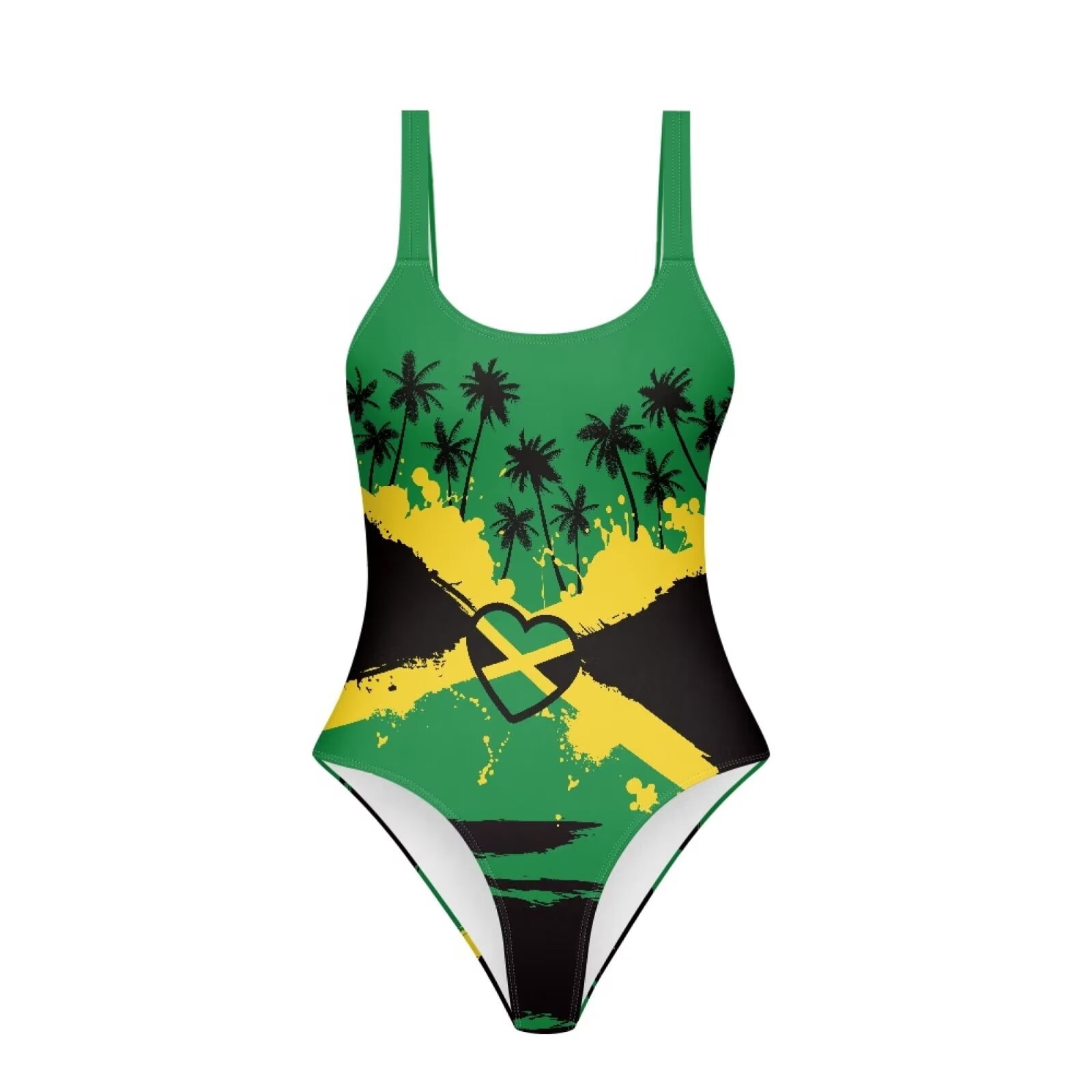 Binienty Women One Piece Swimsuit Low Back Scoop Neck Breathable