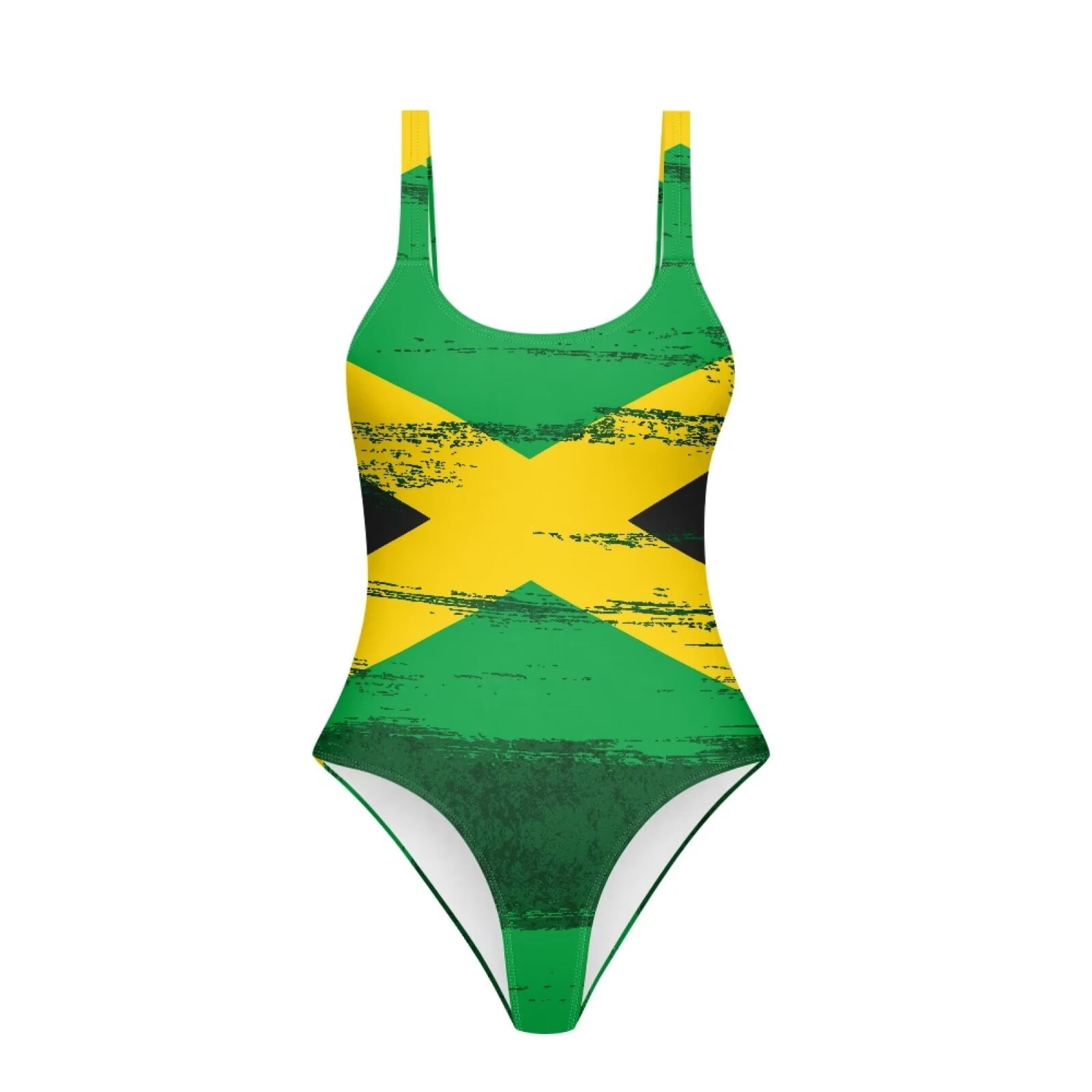 Binienty Womens Swimsuit One Piece Jamaican Flag Swimwear For Women
