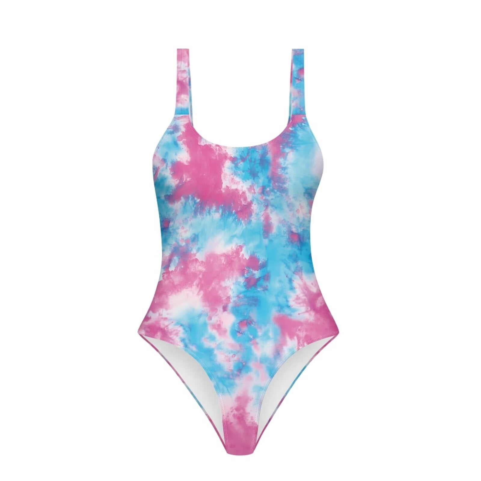 Binienty Womens Swimsuits One Piece Colorful Tie Dye Swimwear For