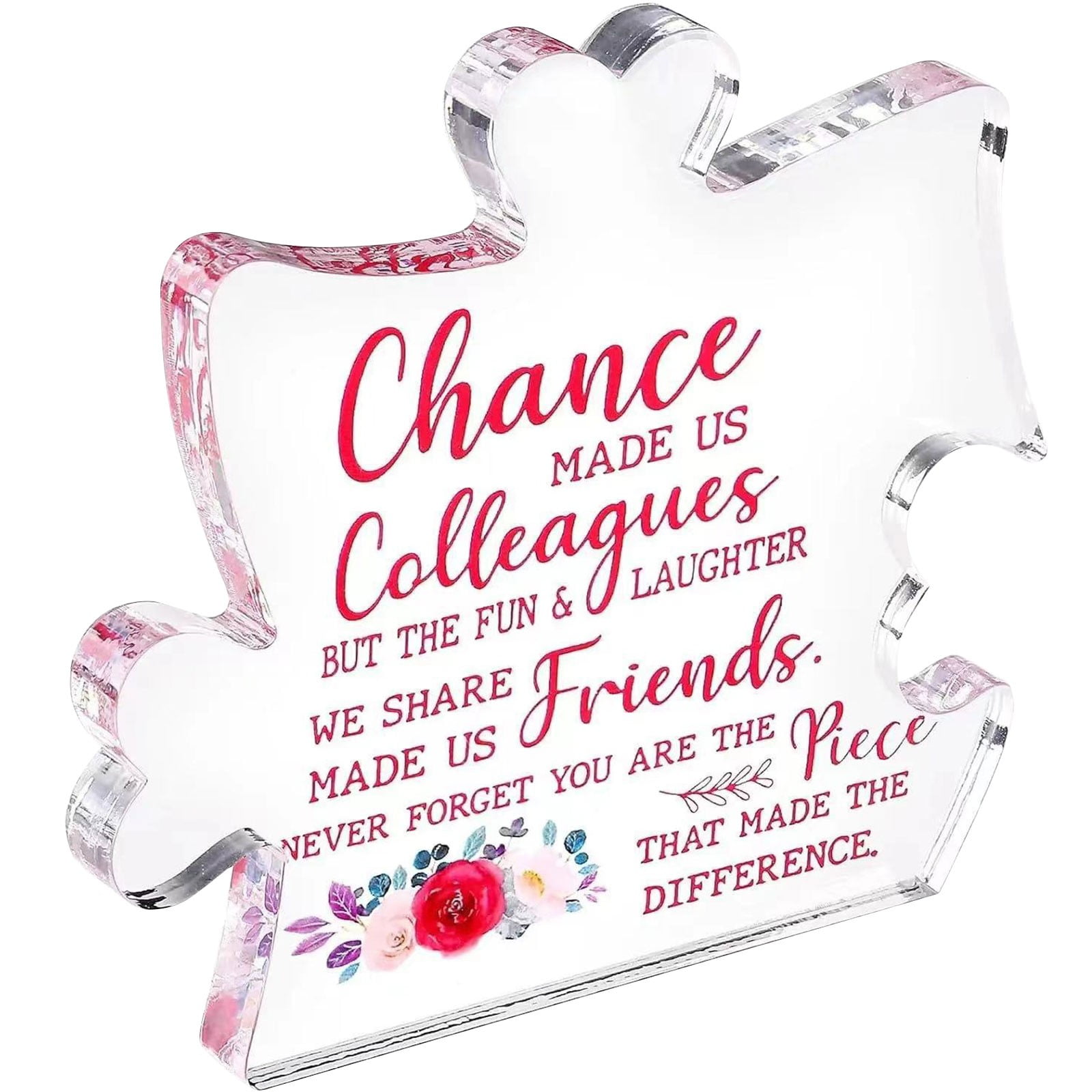 Binkne Acrylic Puzzle Gift for Parents, Relatives, Friends, Colleagues ...