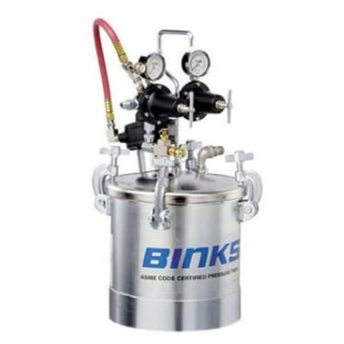Binks 2.8 Gallon Pressure Tank with Direct Drive Agitator, Single ...