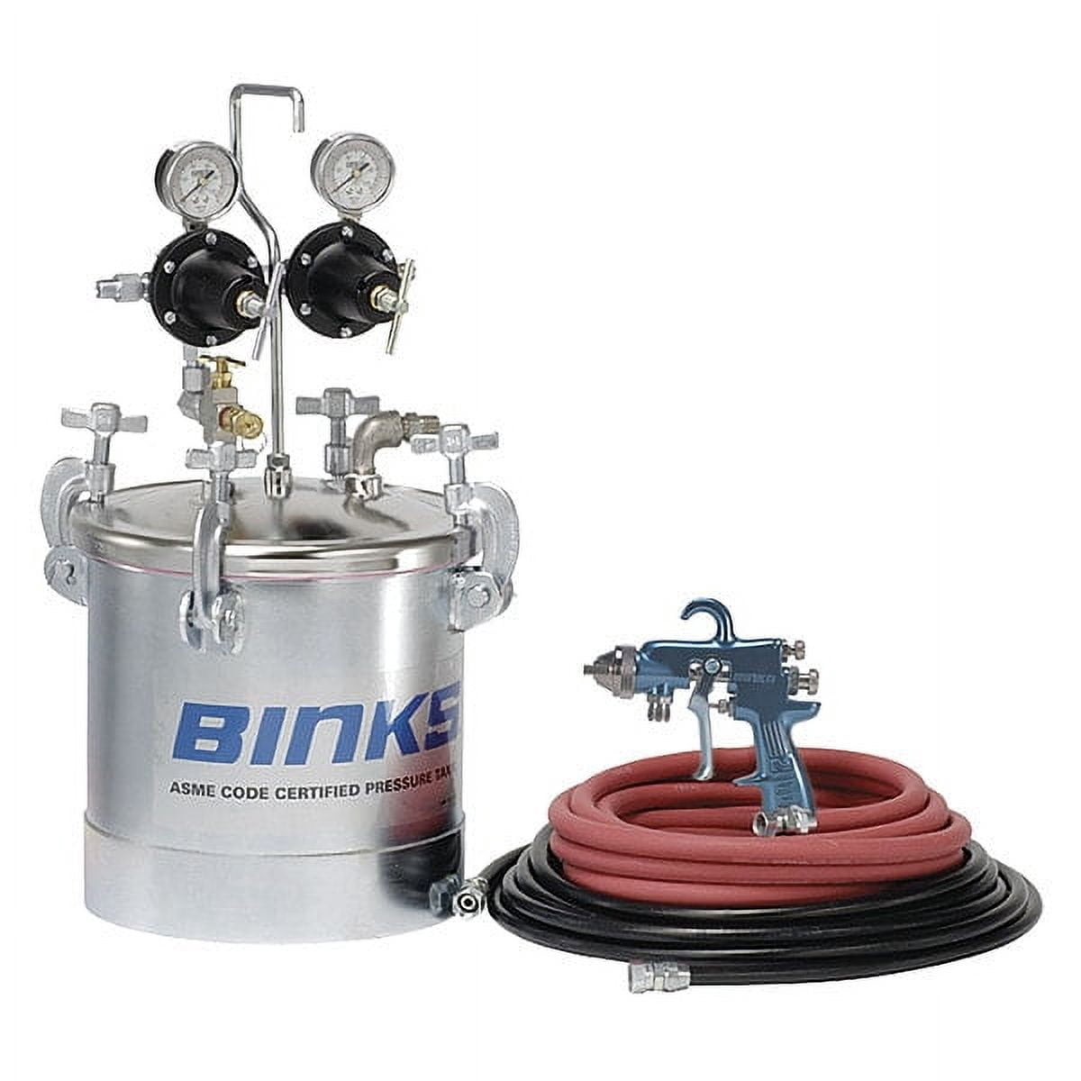 Binks Pressure Tank Outfit, 2.8 G 98C-357 - Walmart.com